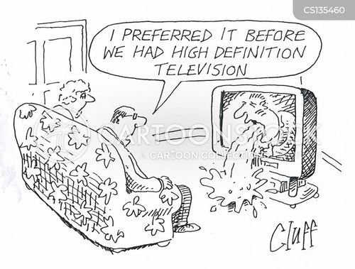 Hdtv Cartoons and Comics - funny pictures from CartoonStock