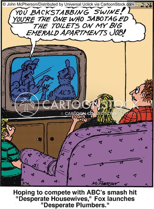 Tv Drama Cartoons and Comics - funny pictures from CartoonStock