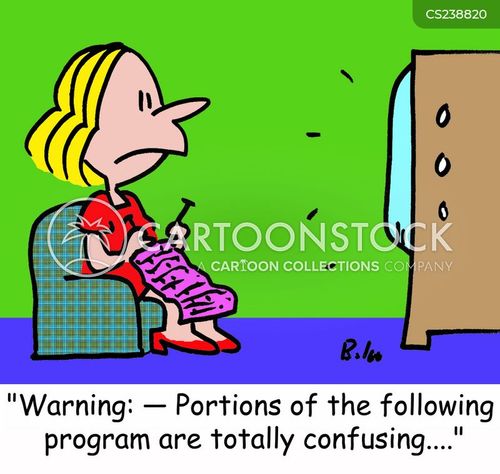 Sitcom Confusion Cartoons and Comics - funny pictures from CartoonStock