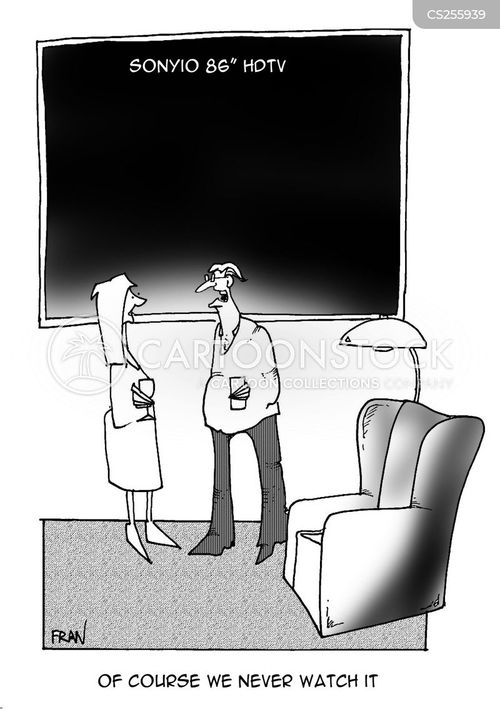 High Def Tv Cartoons and Comics - funny pictures from CartoonStock