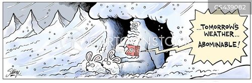 Abominable Snowman Cartoons and Comics - funny pictures from CartoonStock