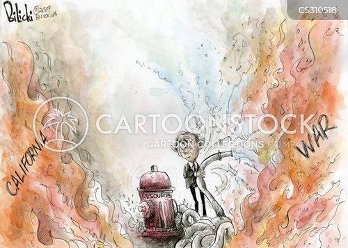 Brush Fire Cartoons and Comics - funny pictures from CartoonStock