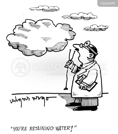 Water Retention Cartoons and Comics - funny pictures from CartoonStock