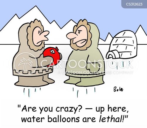 Water Balloons Cartoons and Comics - funny pictures from CartoonStock