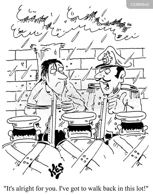 Stand At Attention Cartoons and Comics - funny pictures from CartoonStock
