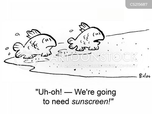 Sun Protection Cartoons and Comics - funny pictures from CartoonStock