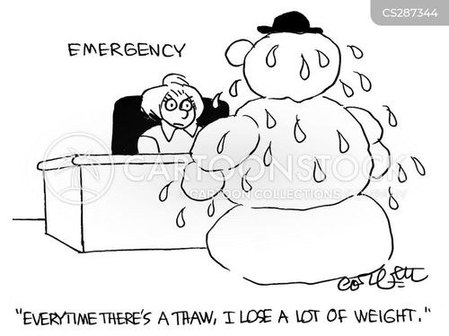 Melting Snow Cartoons and Comics - funny pictures from CartoonStock