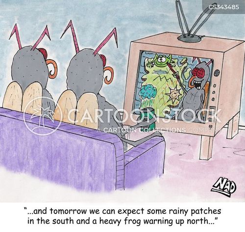 Weather Girl Cartoons and Comics - funny pictures from CartoonStock