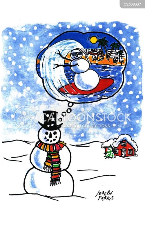 Snowy Vacations Cartoons and Comics - funny pictures from CartoonStock
