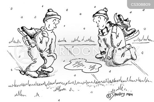 Ice Performance Cartoons and Comics - funny pictures from CartoonStock