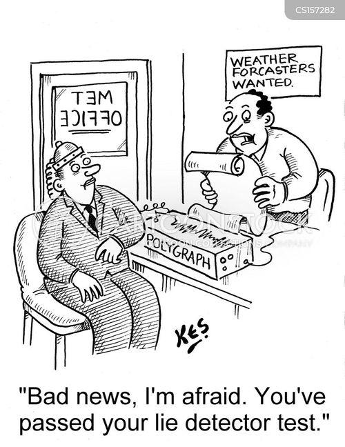 Lie Detector Test Cartoons and Comics - funny pictures from CartoonStock