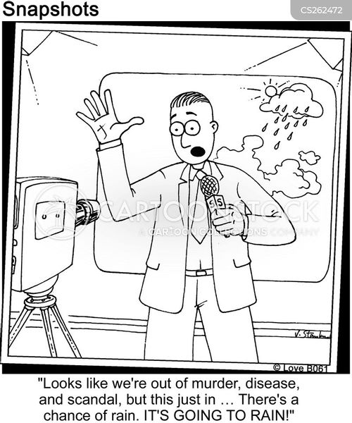Weather Reporting Cartoons and Comics - funny pictures from CartoonStock