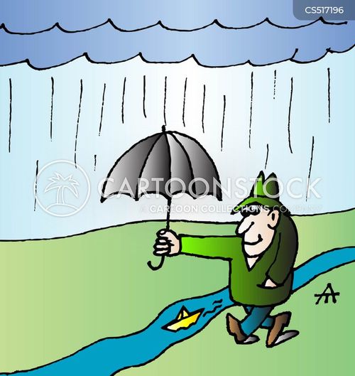 Wet Weather Cartoons and Comics - funny pictures from CartoonStock