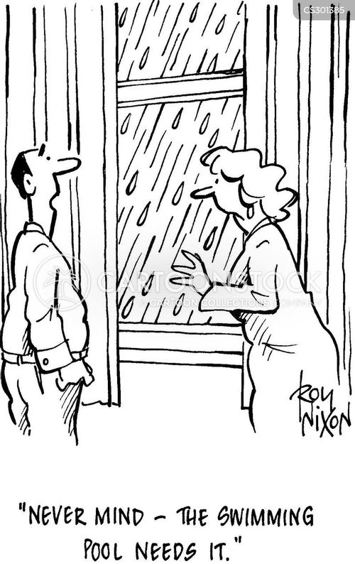 Torrential Rain Cartoons and Comics - funny pictures from CartoonStock