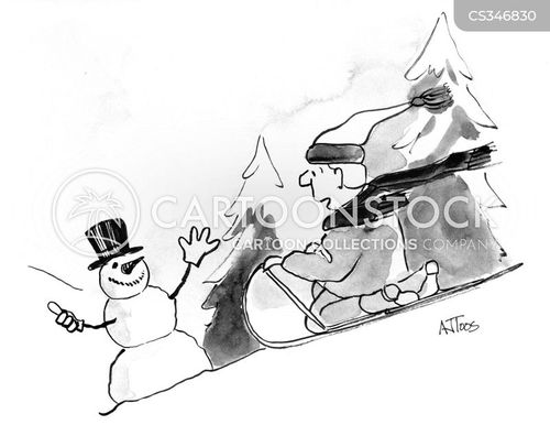 Toboggan Cartoons and Comics - funny pictures from CartoonStock