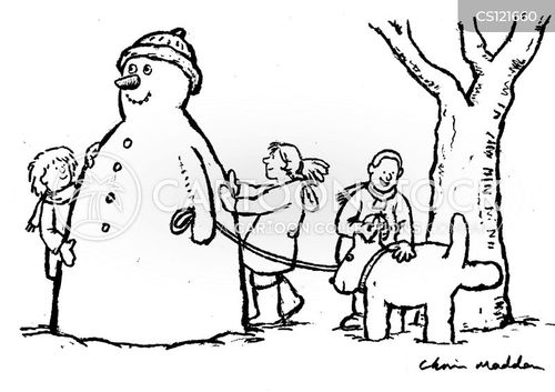 Snow Dog Cartoons and Comics - funny pictures from CartoonStock