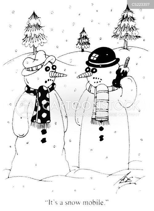 Snow Mobilization Cartoons and Comics - funny pictures from CartoonStock
