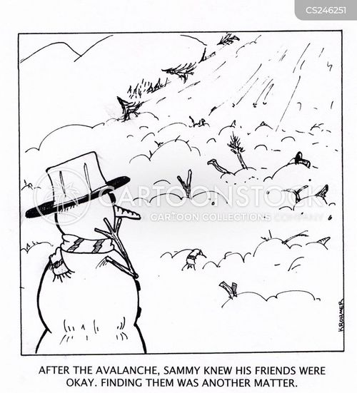 Avalanche Safety Cartoons and Comics - funny pictures from CartoonStock