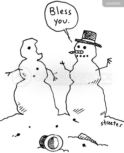 Snowpeople Cartoons and Comics - funny pictures from CartoonStock