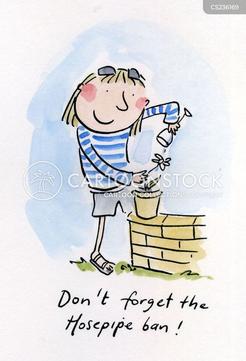 Coiled Hosepipe Cartoons and Comics - funny pictures from CartoonStock