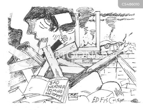 Tornado Safety Cartoons and Comics - funny pictures from CartoonStock