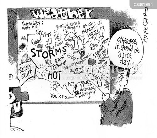 Weather Reporting Cartoons and Comics - funny pictures from CartoonStock