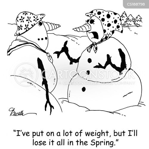 Snowwomen Cartoons and Comics - funny pictures from CartoonStock