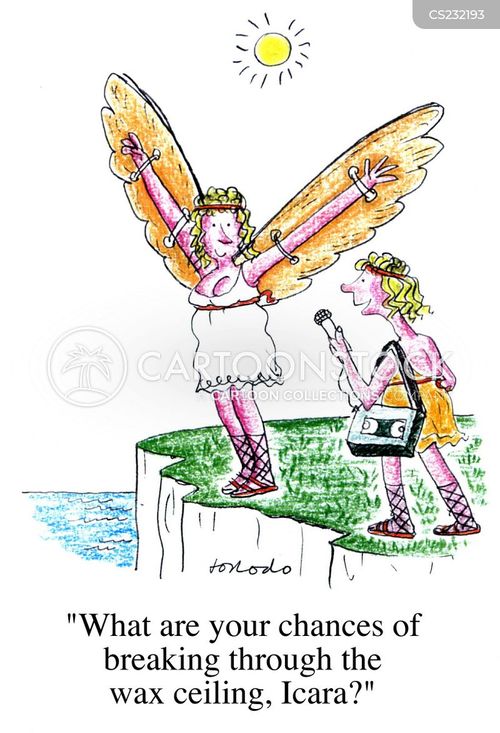 Icarus Cartoons and Comics - funny pictures from CartoonStock