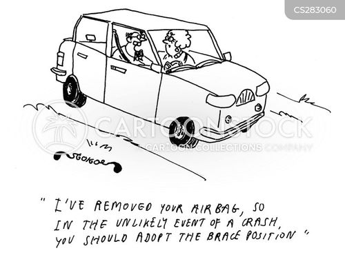 Car Safety Cartoons and Comics - funny pictures from CartoonStock