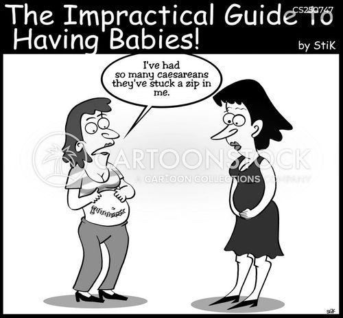 Caesarean Cartoons and Comics - funny pictures from CartoonStock