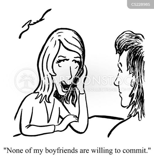 Commited Cartoons and Comics - funny pictures from CartoonStock