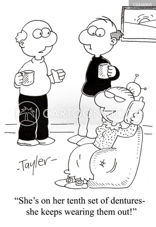 Dental Prosthetics Cartoons and Comics - funny pictures from CartoonStock