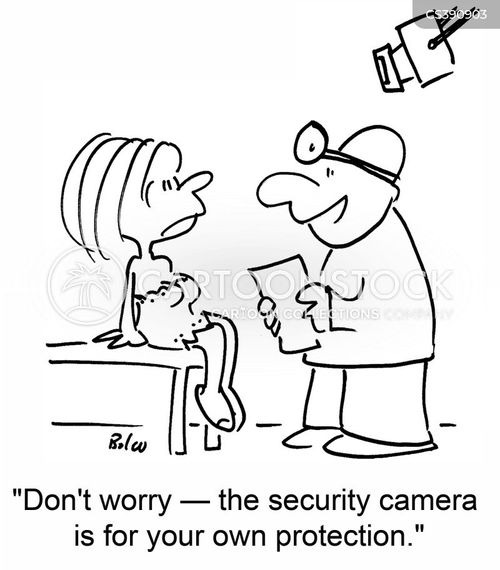 Security Camera Cartoons and Comics - funny pictures from CartoonStock