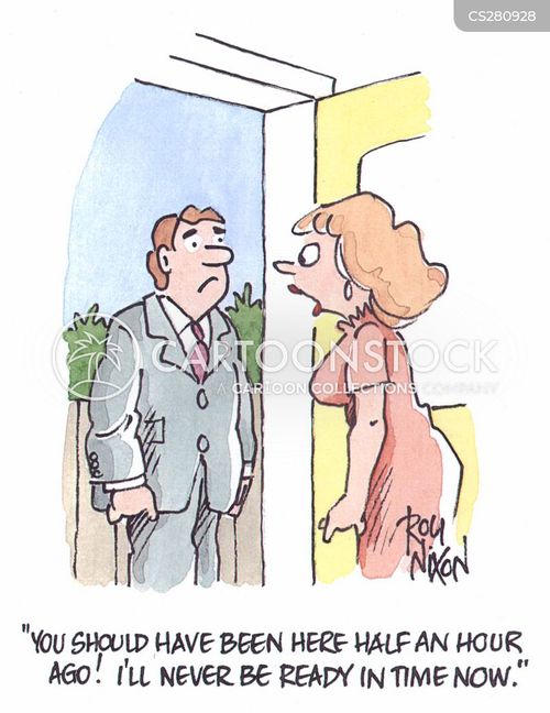 Fashionably Late Cartoons and Comics - funny pictures from CartoonStock