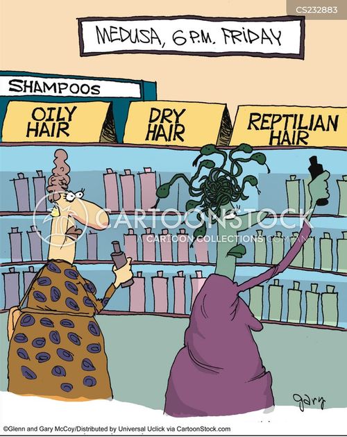 Hair Products Cartoons and Comics - funny pictures from CartoonStock