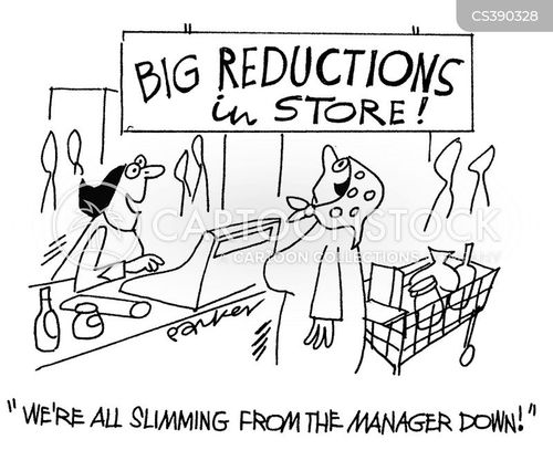 Final Reduction Cartoons and Comics - funny pictures from CartoonStock