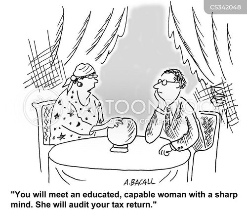 Auditing Service Cartoons and Comics - funny pictures from CartoonStock