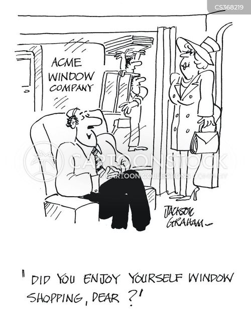Window Shopper Cartoons and Comics - funny pictures from CartoonStock