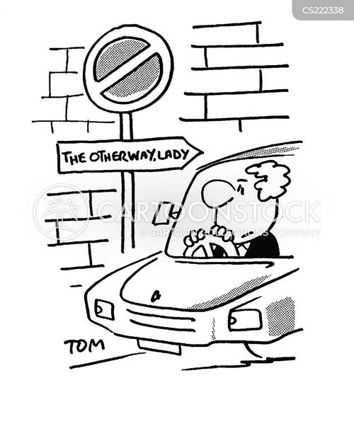 Wrong Way Cartoons and Comics - funny pictures from CartoonStock