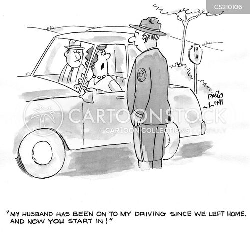 Pull Over Cartoons and Comics - funny pictures from CartoonStock