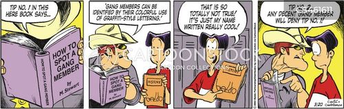 Gang Member Cartoons and Comics - funny pictures from CartoonStock
