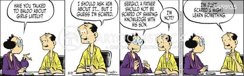 Awkward Conversation Cartoons and Comics - funny pictures from CartoonStock