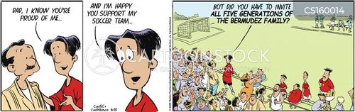 Cheering Section Cartoons and Comics - funny pictures from CartoonStock