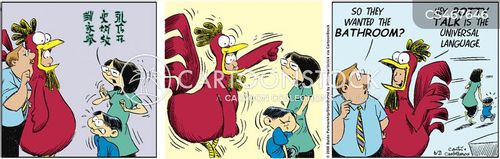 Greeter Cartoons and Comics - funny pictures from CartoonStock