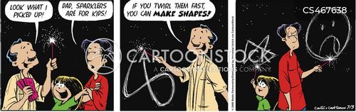 Sparkler Cartoons and Comics - funny pictures from CartoonStock
