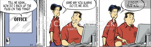 Computer Illiterate Cartoons and Comics - funny pictures from CartoonStock