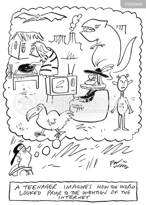 Digital Childhood Cartoons and Comics - funny pictures from CartoonStock