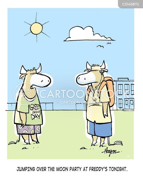 The Cow Who Jumped Over The Moon Cartoons and Comics - funny pictures ...