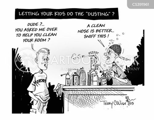Glue Sniffing Cartoons and Comics - funny pictures from CartoonStock