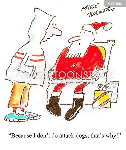 Attack Dog Cartoons and Comics - funny pictures from CartoonStock